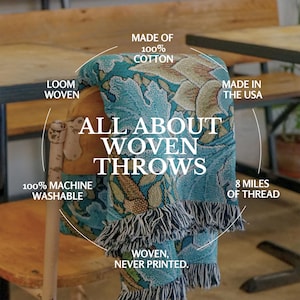 Turak Southwest Woven Tapestry Blanket, Native American Inspired ...