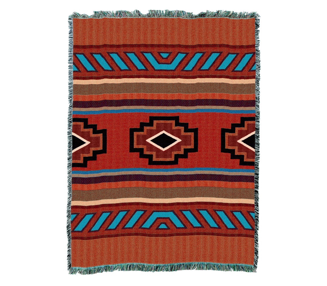 Chimayo - Southwest Native American Inspired Tribal Camp - Cotton Woven ...