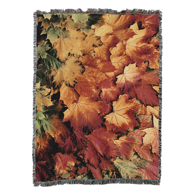 Leaf Throw Blanket - Etsy