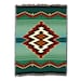 Turak Southwest Woven Tapestry Blanket, Native American Inspired ...