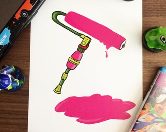 Splatoon decor | Etsy