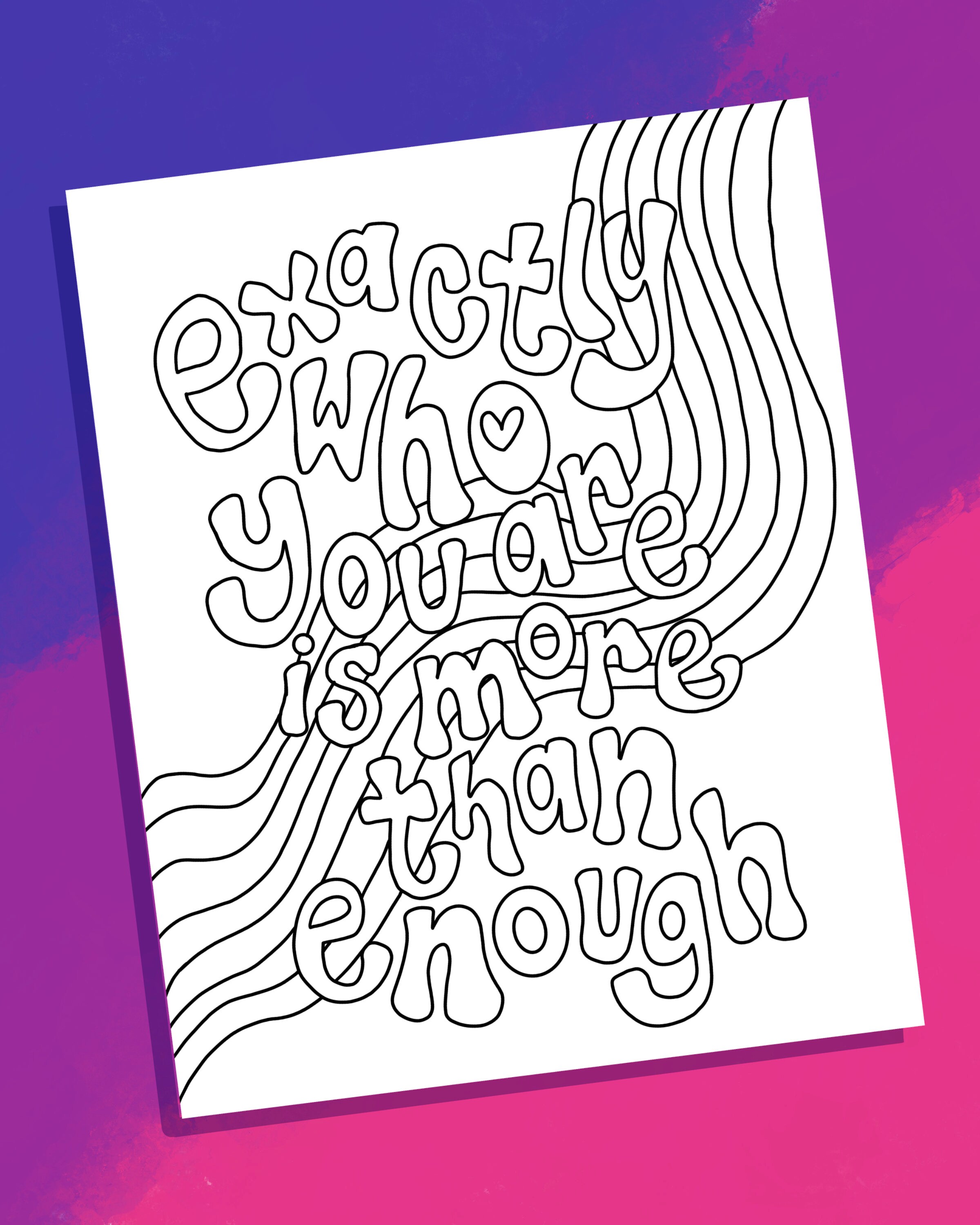 More Pride Things Coloring Page Printable *now Includes Digital ...