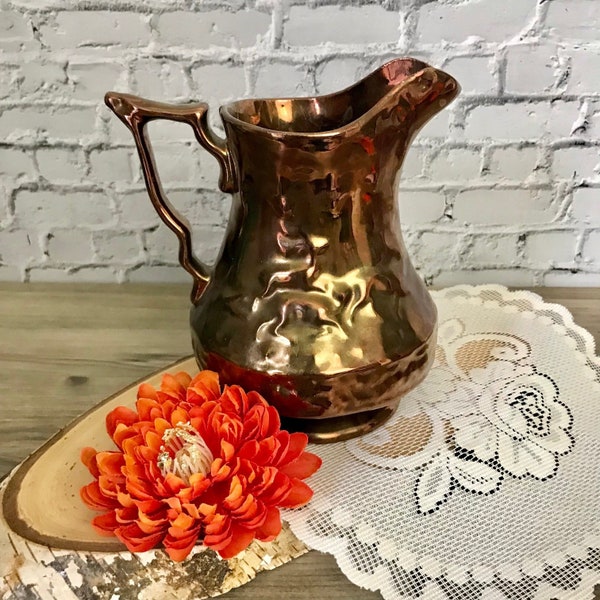 Luster Ware Pitcher - Etsy