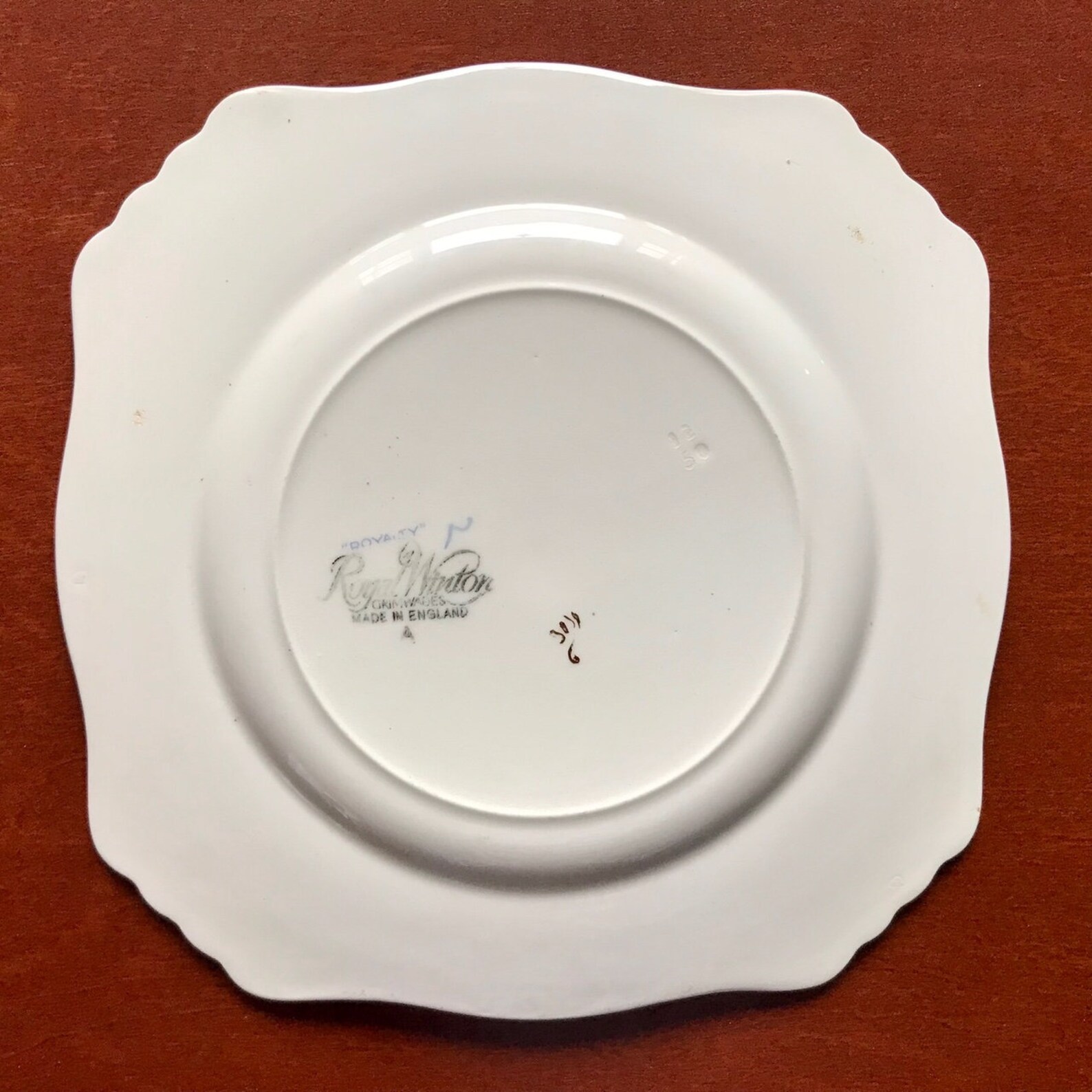 Royal Winton Grimwades Chintz Scalloped Luncheon Plate Royalty Floral ...