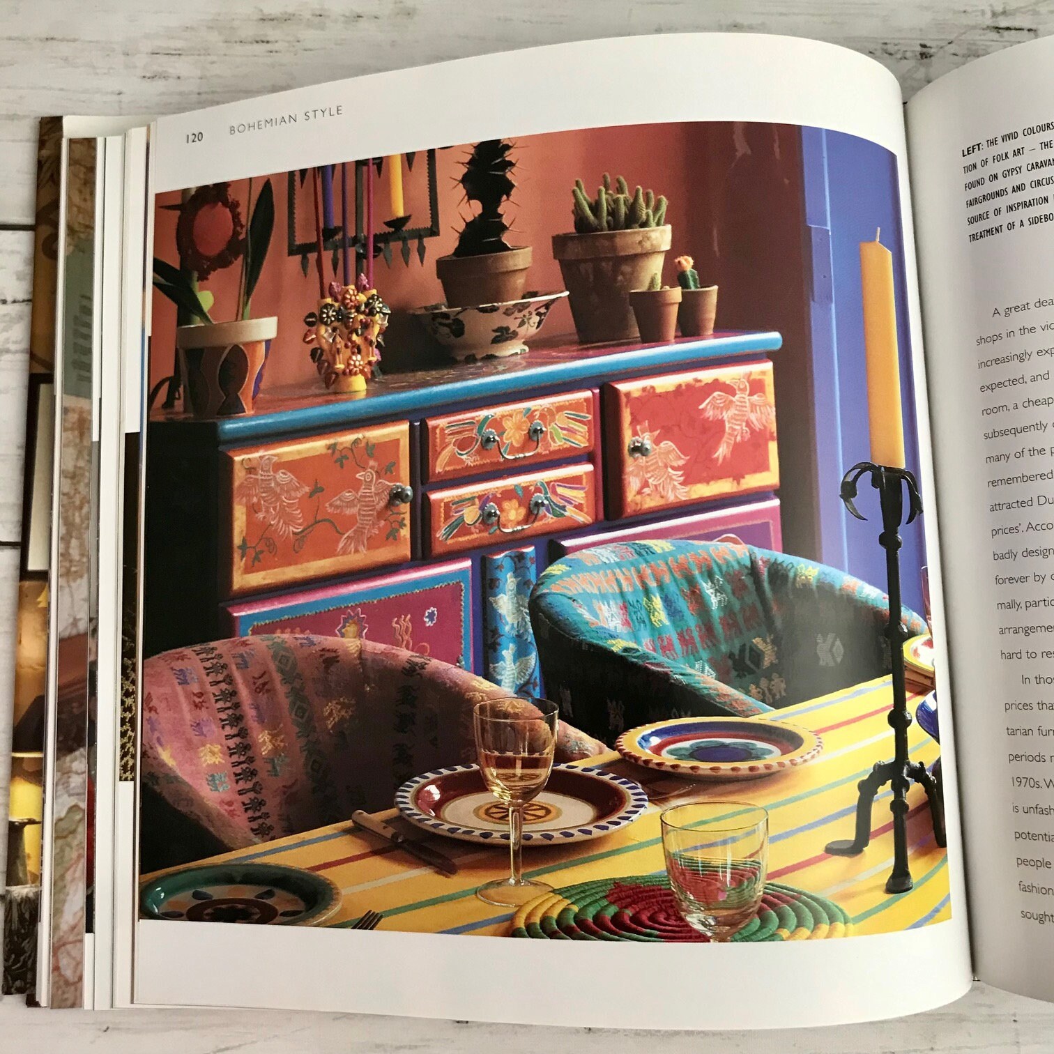 Hardcover Bohemian Style Boho Decor Creative Decorating | Etsy