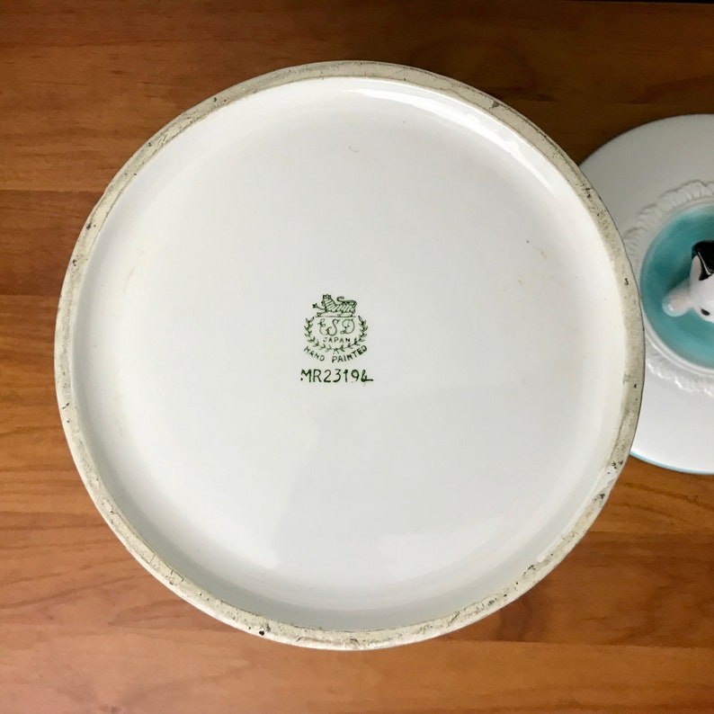 ESD Nursery Themed Cookie Biscuit Jar Hand Painted Mid-century - Etsy