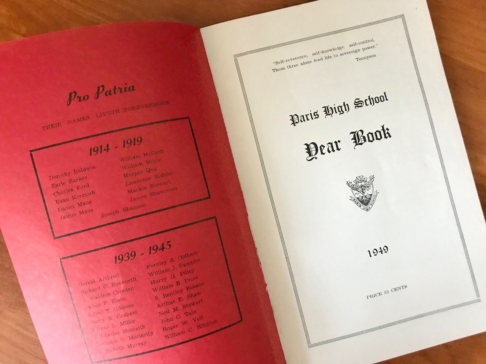 1949 Parisian Yearbook Paris District High School Ontario - Etsy