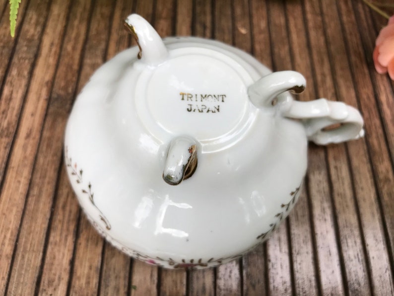 Trimont Made in Japan Footed Teacup Iridescent Lustre Pink | Etsy