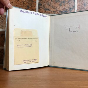 1954 the True Book of Science Experiments Illa Podendorf Mary - Etsy