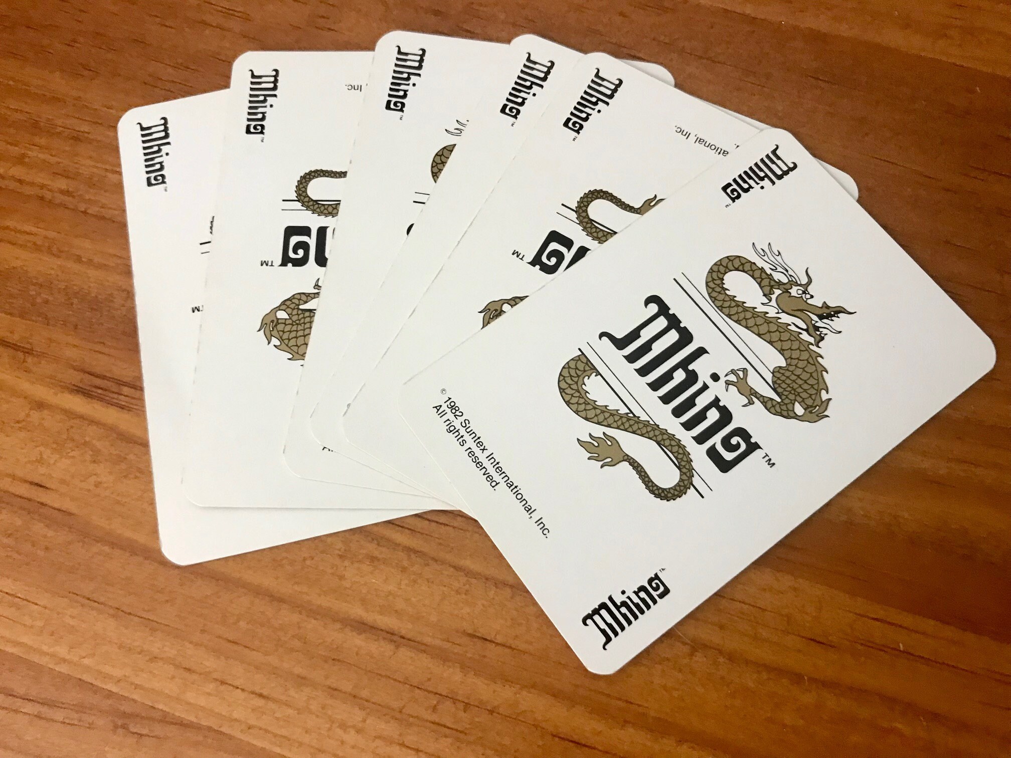 Mhing Spear's Games 1980s Classic Card Game Based on Mah Jongg Jong ...