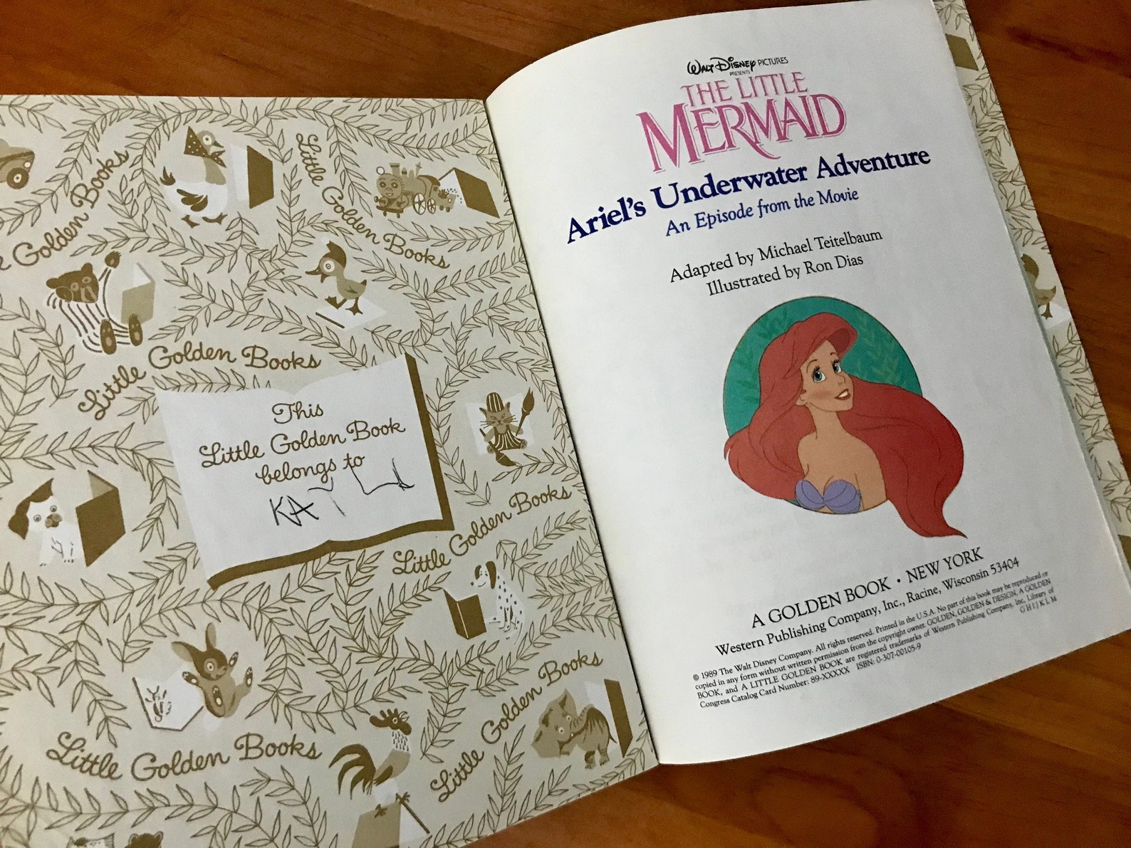 Walt Disney Pictures the Little Mermaid Ariel's Underwater - Etsy