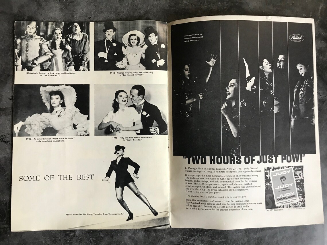 The Story of Judy Garland Booklet Program Publishing Company - Etsy