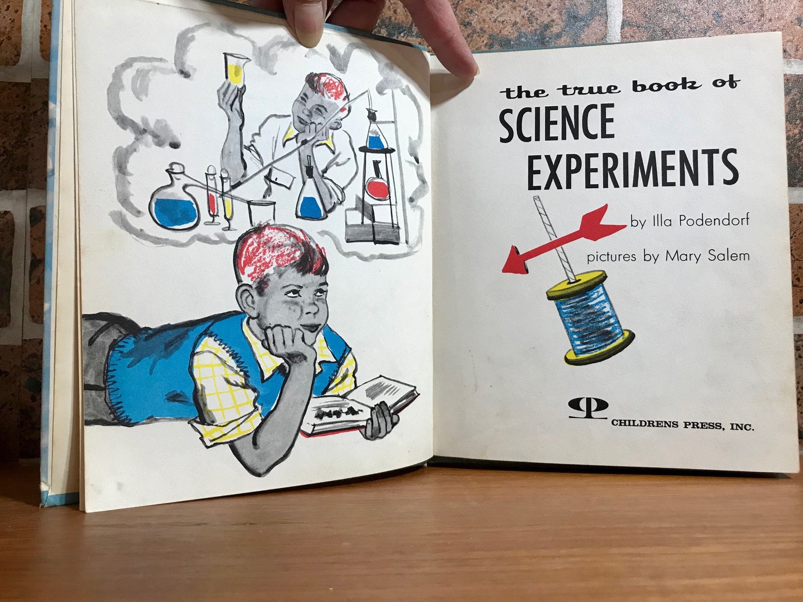1954 the True Book of Science Experiments Illa Podendorf Mary - Etsy