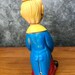 Squeaker Clown Rubber Made in Taiwan Vintage Toy Hobo Circus Blond Blue ...
