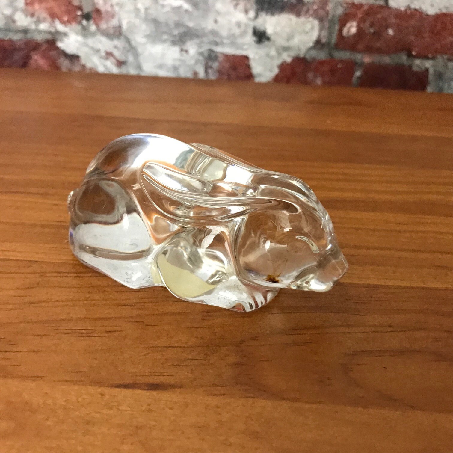 Lead Crystal 24% Rabbit Bunny Princess House Germany Crouching - Etsy