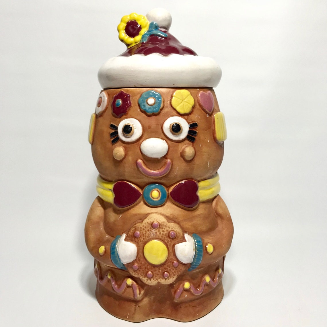 Rare Gingerbread Man Made in Japan Vintage Cookie Jar - Etsy