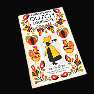 Pennsylvania Dutch Cookbook 1963 Vintage Recipe Book Fine Old Recipes ...
