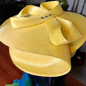 Vintage Fancy Church Lady Hat Women's Formal Events Wedding Easter ...