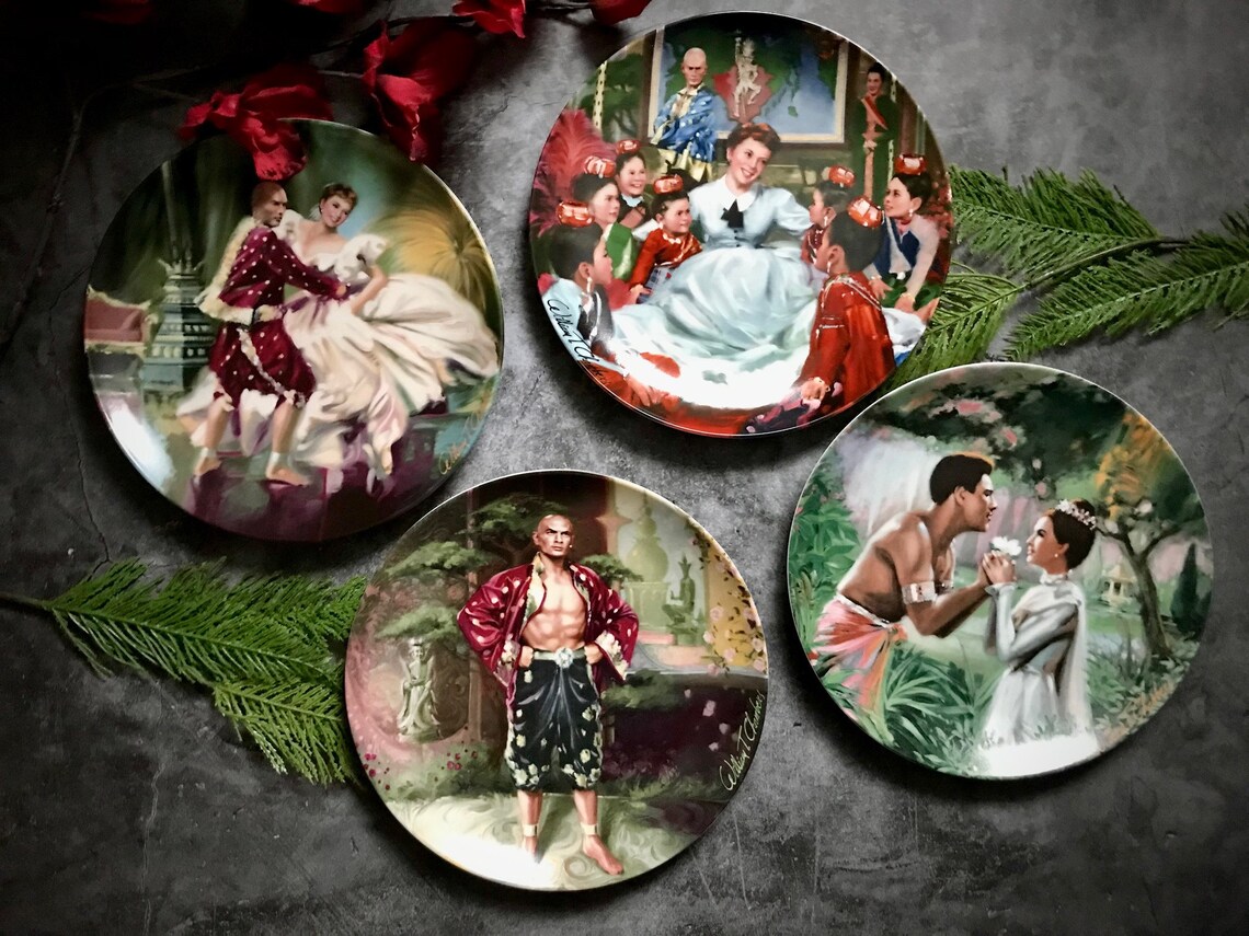 Lof of 4 the King and I Yul Brynner Deborah Kerr Knowles - Etsy