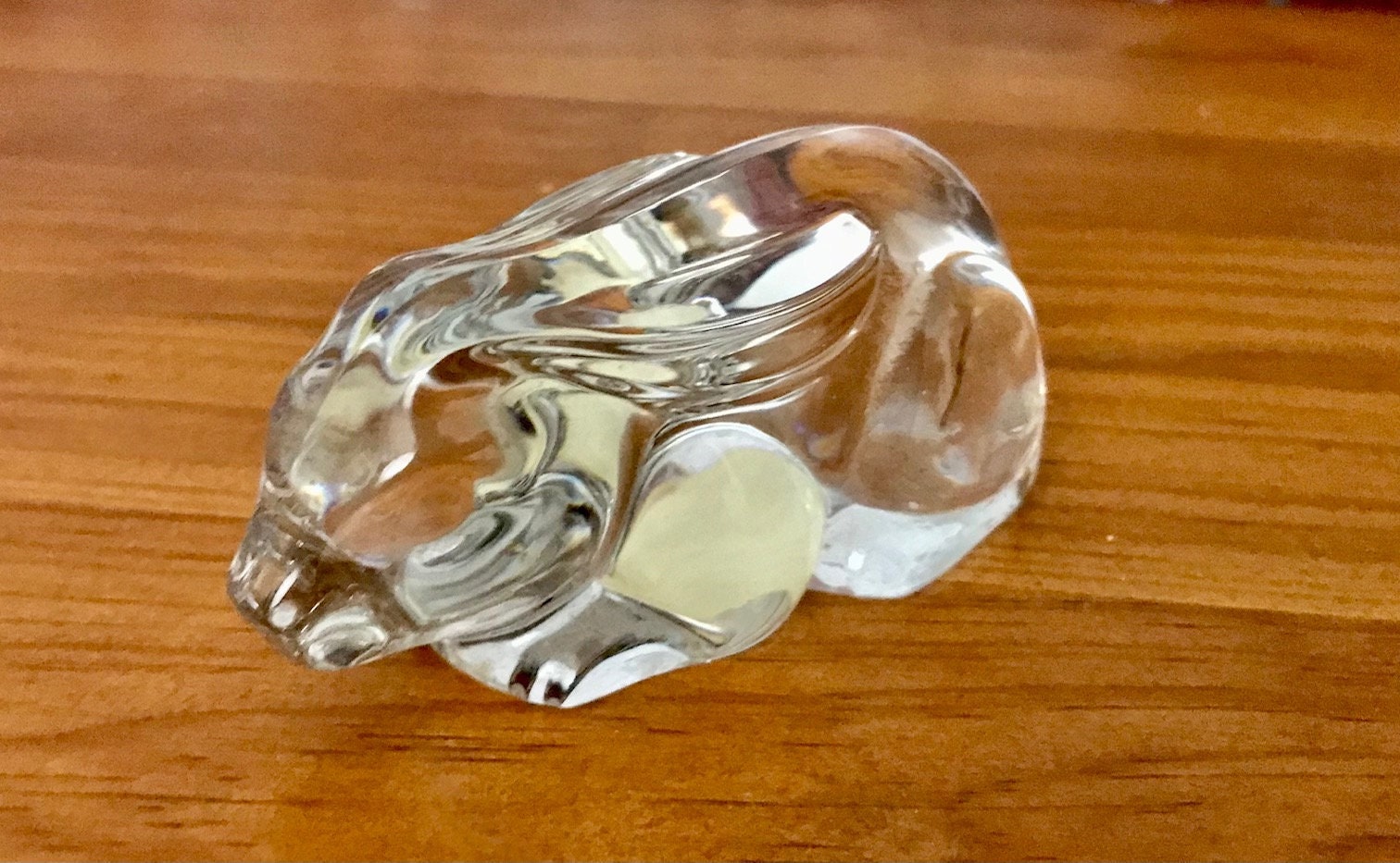 Lead Crystal 24% Rabbit Bunny Princess House Germany Crouching - Etsy