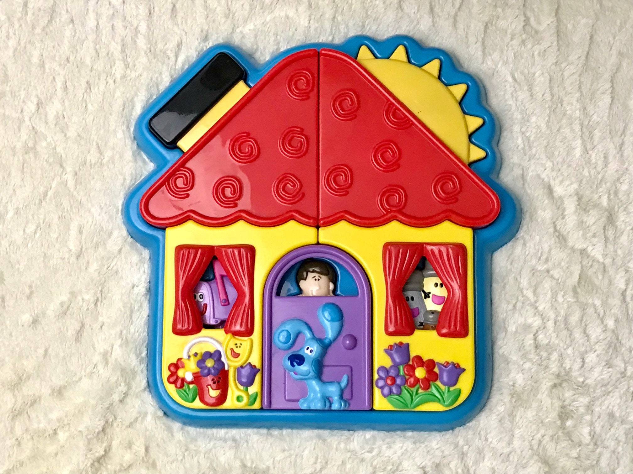 2001 Blue's Clues 3D Chunky Layered Puzzle House Blue - Etsy