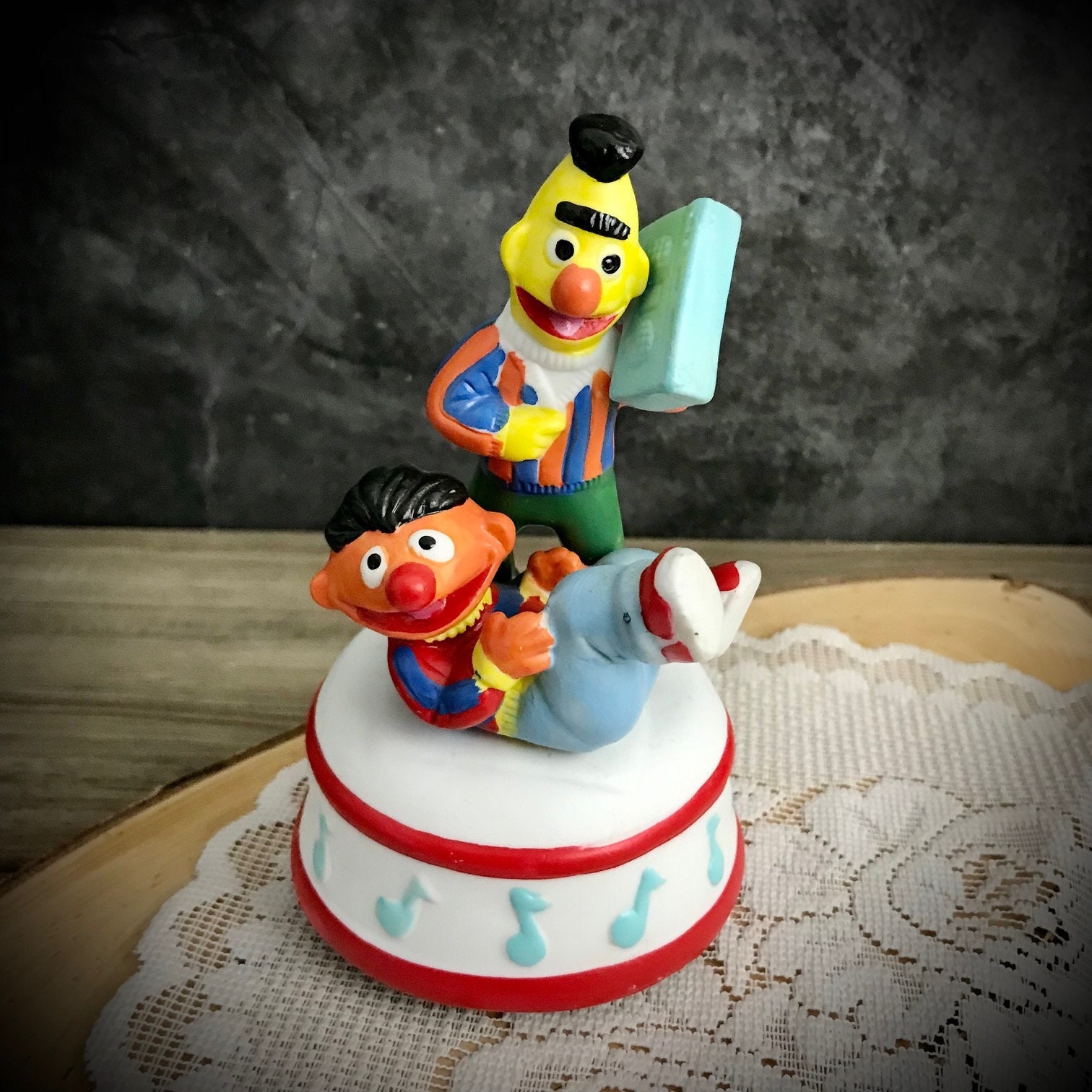 Sesame Street Theme Music Box Ernie Breakdancing Bert With - Etsy