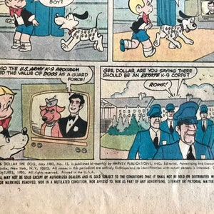 Richie Rich and Dollar the Dog Comic Harvey World No. 13 1980s Vintage ...