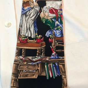 Santa Claus Christmas Tie Elves Workshop Visit With Santa Made in ...