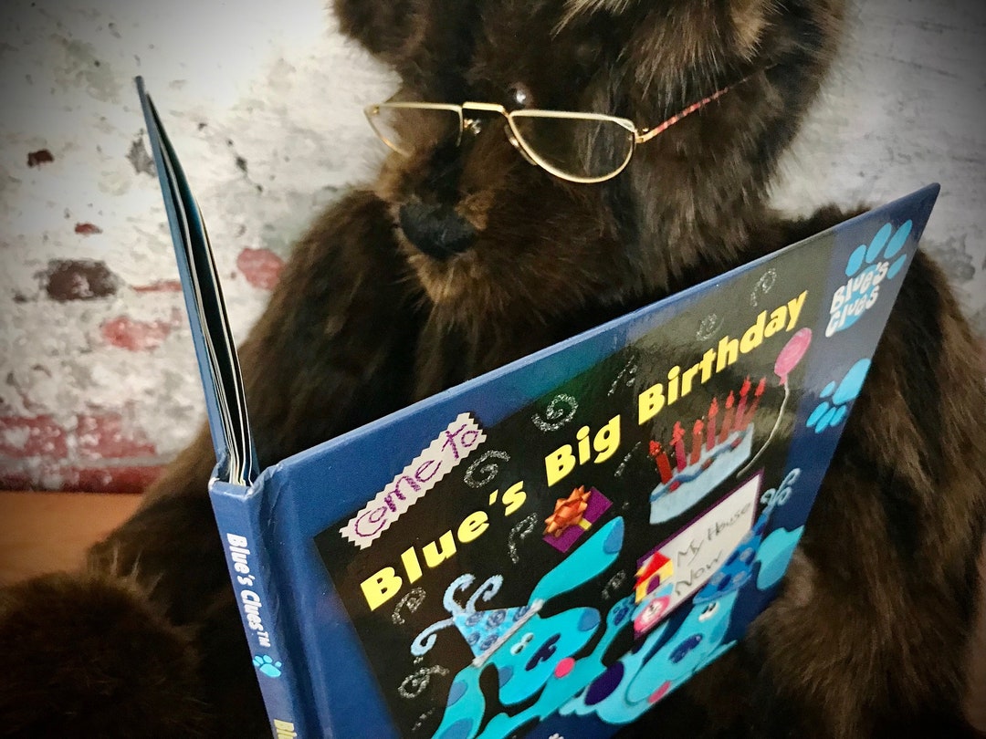 First Edition Come to Blue's Big Birthday Hardcover Book Blue Dog Steve ...