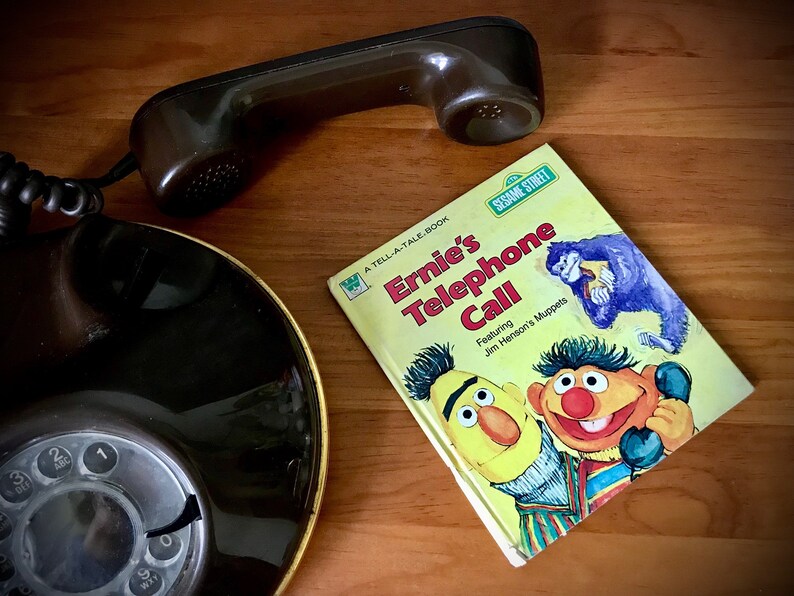 1978 Ernie's Telephone Call Sesame Street Bert and Ernie | Etsy