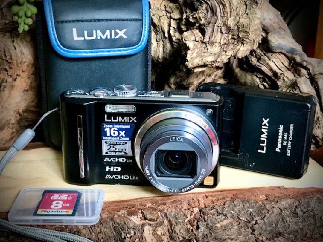 Panasonic Lumix DMC-ZS7 Battery & Charger Case SD Card Included Made in ...