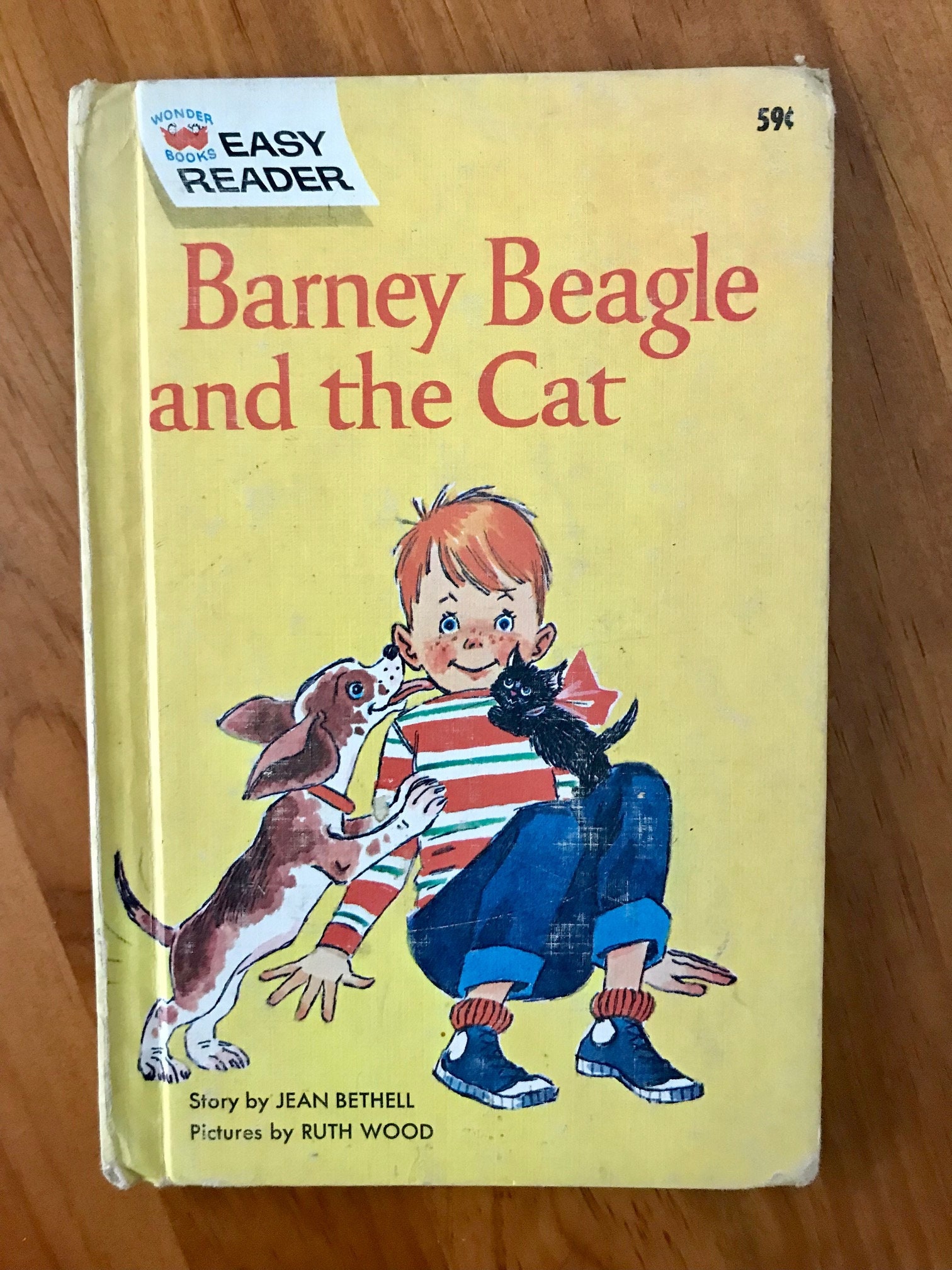 Barney Beagle and the Cat Wonder Books Easy Reader Jean - Etsy