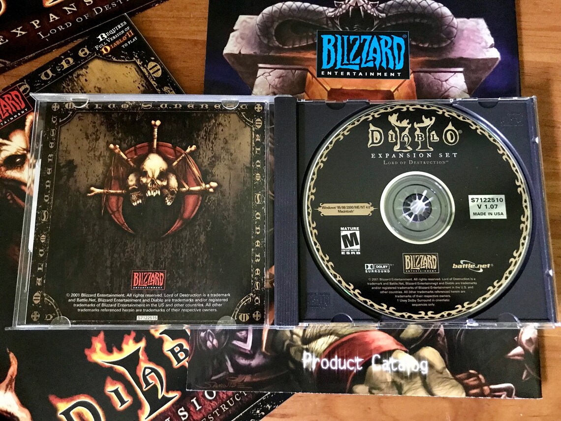 Diablo II Expansion Set Lord of Destruction Blizzard | Etsy