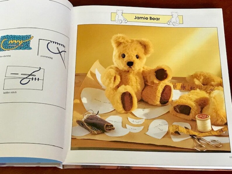 The Teddy Bear Craft Book 1993 Vintage Plush Patterns Cards Recipes ...