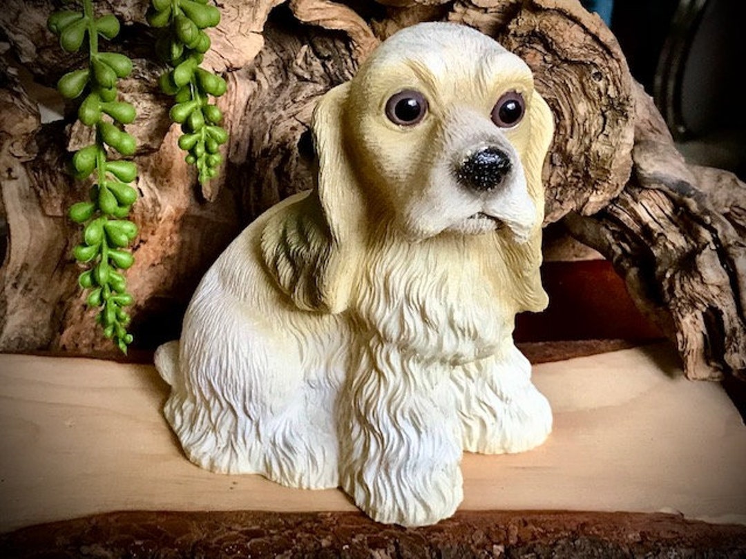 Cocker Spaniel Dog Yard Garden Art Figurine Ornament Decoration Vintage ...
