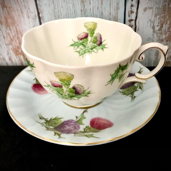 Thistle Tea Cup - Etsy