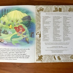 Walt Disney Pictures the Little Mermaid Ariel's Underwater Adventure A ...