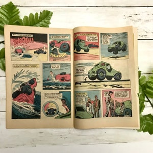 1974 Mod Wheels Gold Key Comic Book Thrill Set Daredevil Drivers Car ...