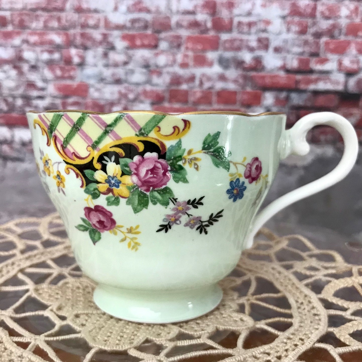 Gorgeous Aynsley Teacup and Saucer Set Tea Cup Light Pale - Etsy