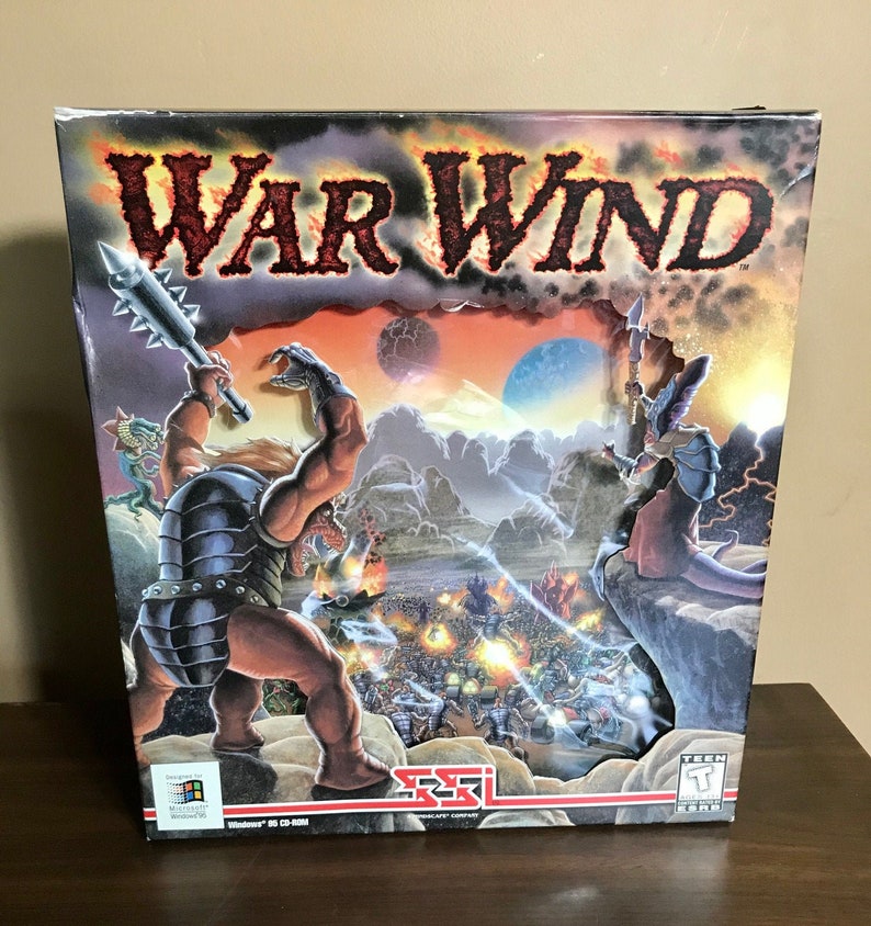 War Wind PC CD-ROM Vintage Computer Game Strategic Simulations - Etsy