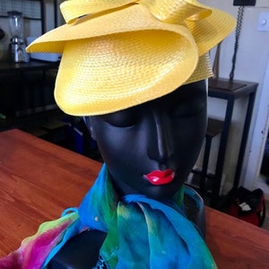 Vintage Fancy Church Lady Hat Women's Formal Events Wedding Easter ...