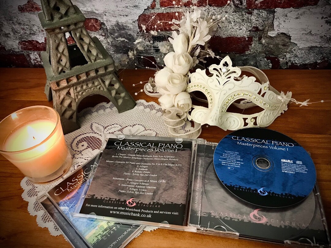 Lot of 2 Cds Classical Piano Masterpieces Volume 1 & 2 2001 Chopin ...