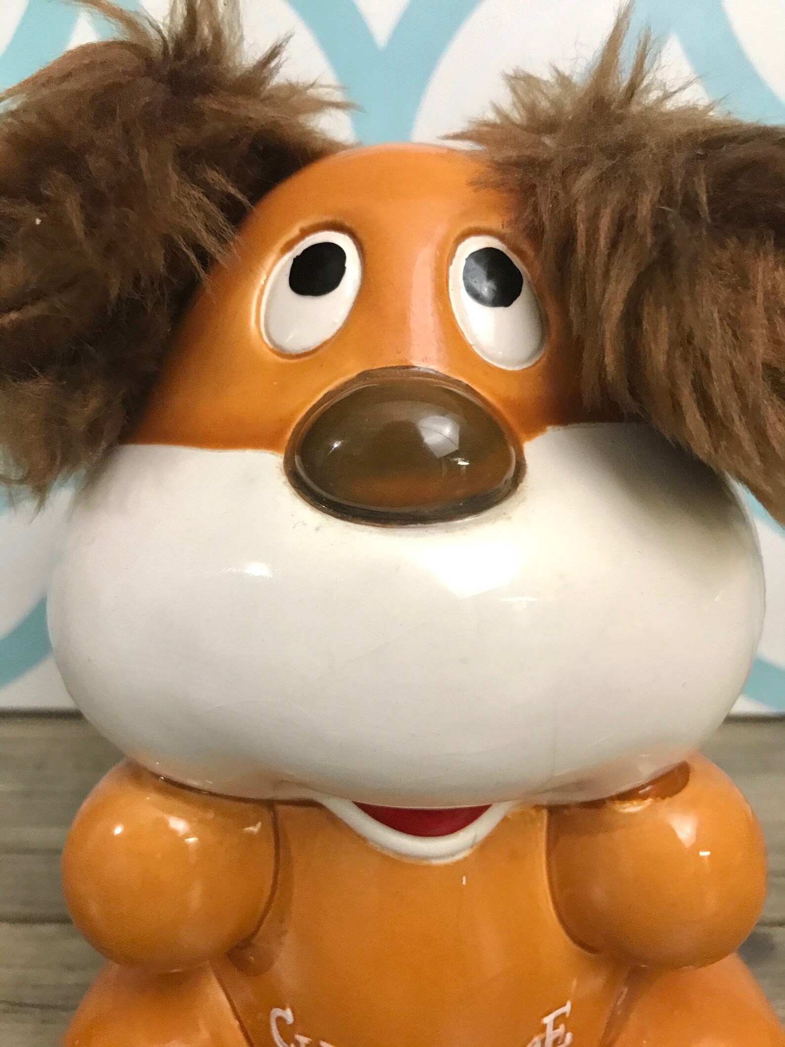 Coin Bank Lovable Dog Puppy Cuddle Me Ceramic Piggy Bank Plush - Etsy