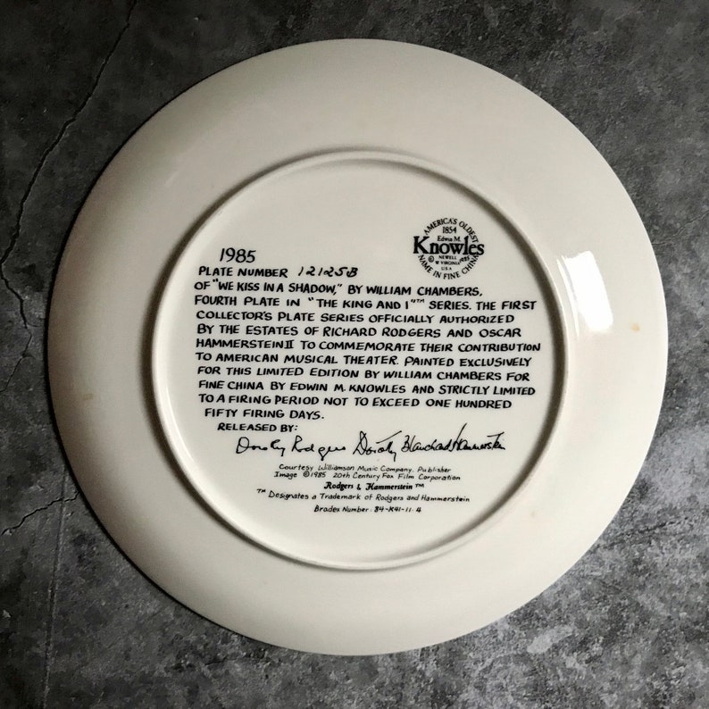 Lof of 4 the King and I Yul Brynner Deborah Kerr Knowles - Etsy