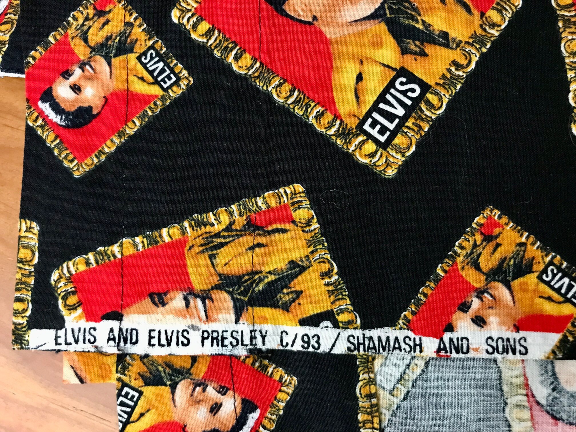 Two Panels Elvis and Elvis Presley Shamash and Sons Vintage - Etsy Canada