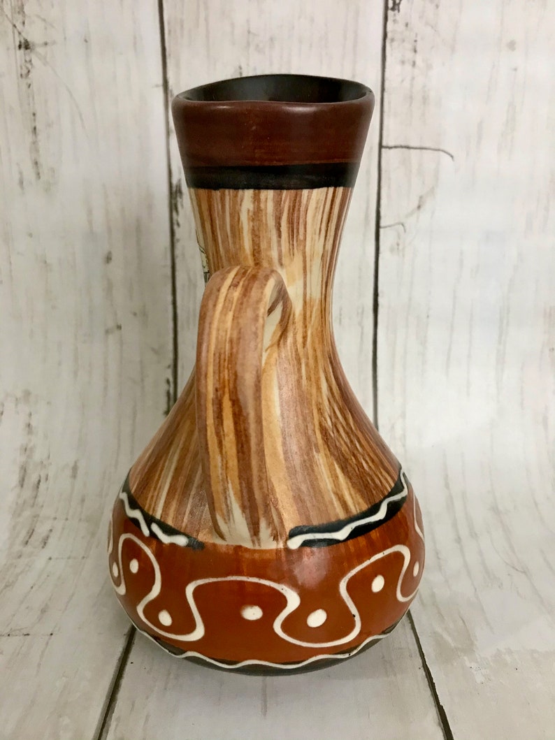 Bay Keramik West German Hand Painted Handgemalt Pottery Vase - Etsy Canada