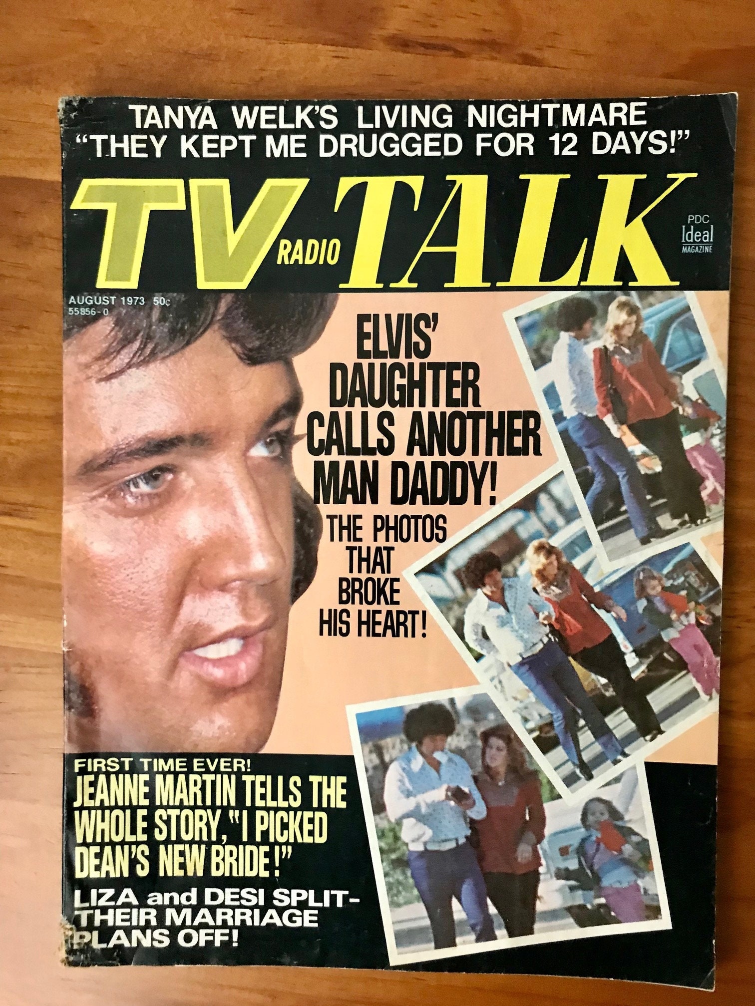 August 1973 Elvis Presley Cover TV Radio Talk Magazine Daughter Lisa ...