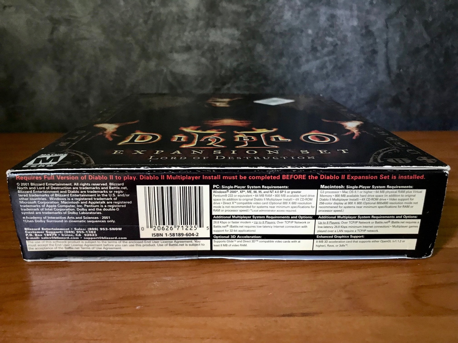 Diablo II Expansion Set Lord of Destruction Blizzard - Etsy