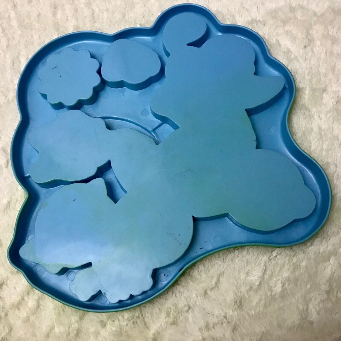 Blue's Clues 3D Chunky Puzzle Complete Blue Periwinkle | Etsy