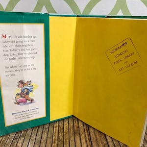 First Edition Mr. Putter & Tabby Take the Train 1998 Hardcover Dust ...